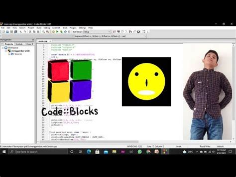 Tutorial Menggambar Emoticon Smile Di OpenGl Code Blocks Jago Ngoding YouTube