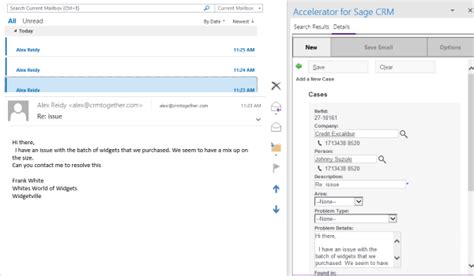 Outlook Tagging Emails Accelerator For Sagecrm