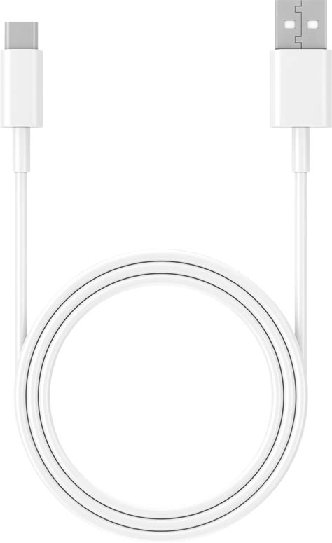 花瓣素材 白色usb Type C充电器线智能手机。3d渲染 155580809