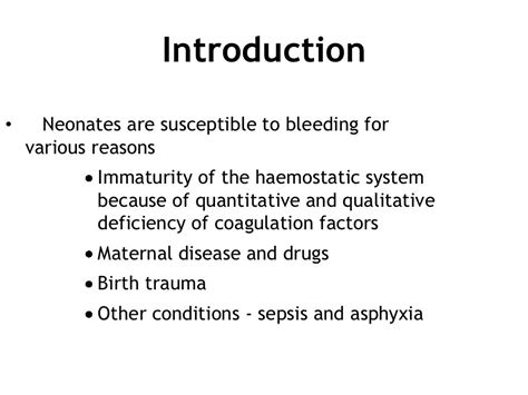 Bleeding In Newborns