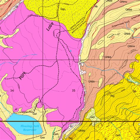 Of 19 05 Geologic Map Of The Hells Kitchen Quadrangle Delta And Mesa