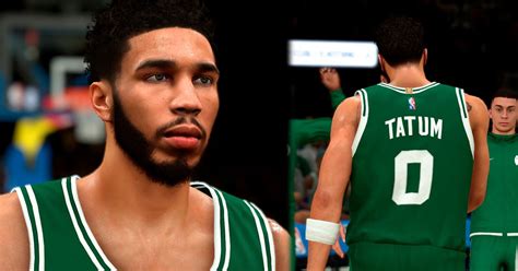 Nba K Jayson Tatum Cyberface Update Playoffs Look By Dp Shuajota Nba K Mods Rosters
