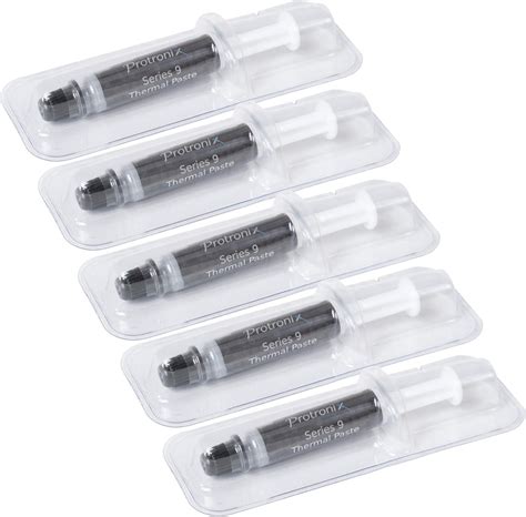 Protronix Series 9 Extreme Performance Thermal Compound Paste Syringe Pack Of 5 Uk