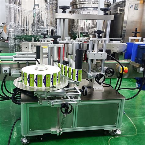 Round Bottle Labeling Machine Semi Auto Labeler Automatic Label Machine Automatic Cylindrical