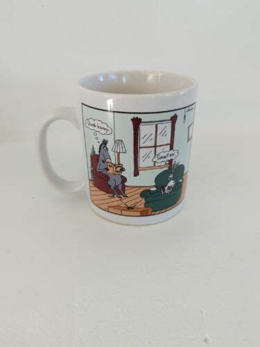 Vintage Far Side Gary Larson Coffee Mug Dumb Bunny Smart Ass 1992