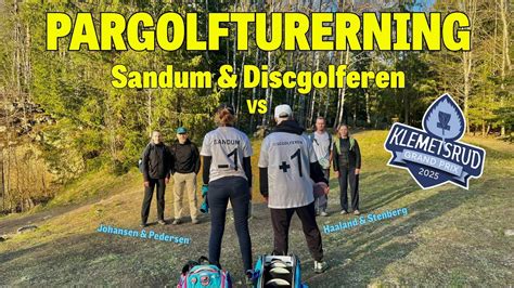 Discgolfern Spiller Pargolfturnering På Klemestrud Grand Prix Med Sigrid Sandum Youtube