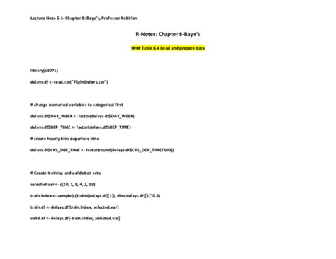 Doc Analyzing Flight Delays Using Bayesian Methods