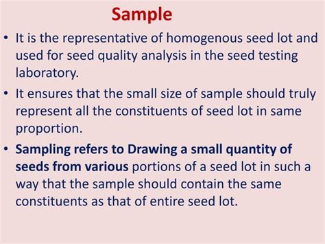 Seed Sampling PPT Gardening Home Garden Seed Sampling PPT Gardening Home Garden
