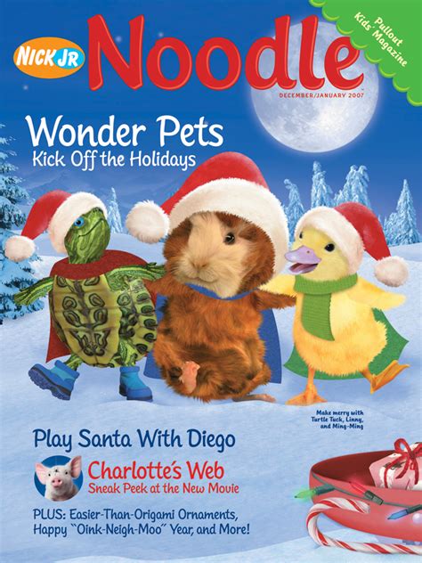 Image Nick Jr Magazine Noodle Cover Dec Jan 2007 Nickelodeon