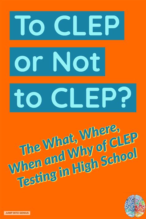 To Clep Or Not To Clep Jump Into Genius Homeschool High School