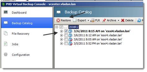 Review Of PHD Virtual Backup For VMware VSphere ESX I ESX Virtualization