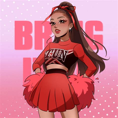 Safebooru 1girl Absurdres Animification Ariana Grande Breasts Bring