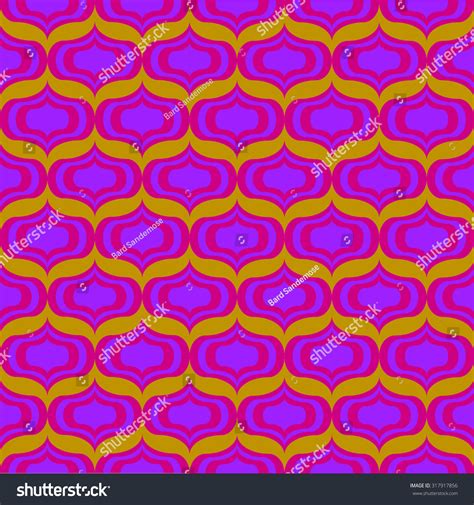 60s Psychedelic Pattern Stock Vector Royalty Free 317917856