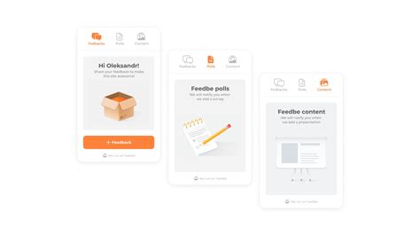 Uiux Design For A Feedback Widget Efficy Agency Solution Aciety