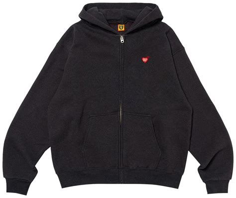 Buy Human Made Zip Up Hoodie Black Hm27cs033 Blac Goat Uk