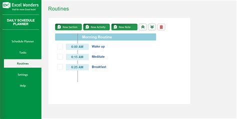 Daily Schedule Planner Excel Template Excel Wonders Amazing Excel Templates