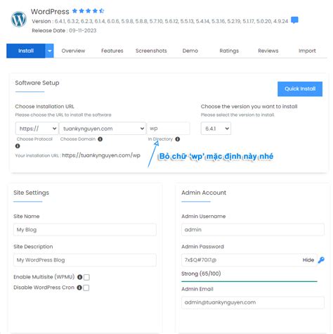 H Ng D N C I T Wordpress Tr N Cpanel T A N