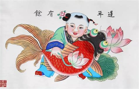 春节的年画简单画年画简单第8页大山谷图库