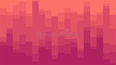 Light Red Background Rectangles And Squares Style Patchwork And Quilt