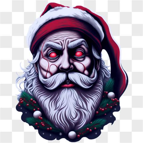 Download Santa Claus Illustration With Holly Pngs Online Creative Fabrica