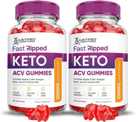 Vegan Apple Cider Vinegar Gummies Max Strength 1000mg