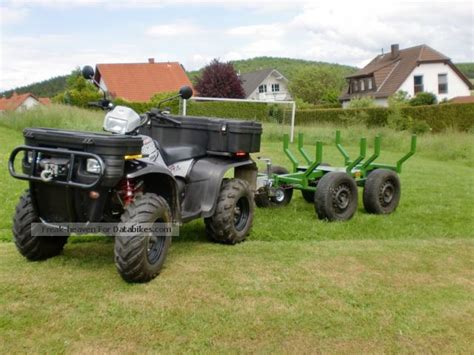 2003 Polaris Sportsman 700 Quad Atv Timber Trailer