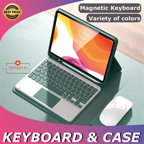 Keyboard And Casing Wireless Bluetooth Keyboard With Touchpad Detachable Cover Portable Pencil