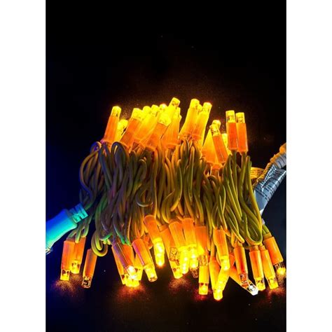 Yellow String With Flash 10m Pack 1 Pc