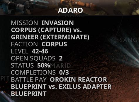 Invasion Reactor Vs Exilus Adapter Started Now Rwarframe