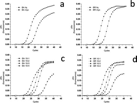 On The Top Plots Of Pcr Cycle Number Against Pcr Product Amount