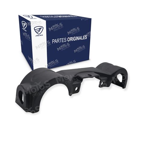 Cubierta Decorativa De Direccion Negro Italika Tc200 Negra Motos Premium