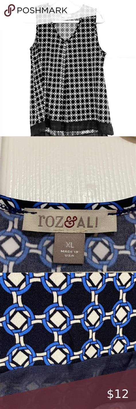 Roz Ali Sleeveless Blouse Roz Ali Sleeveless Blouse Sleeveless