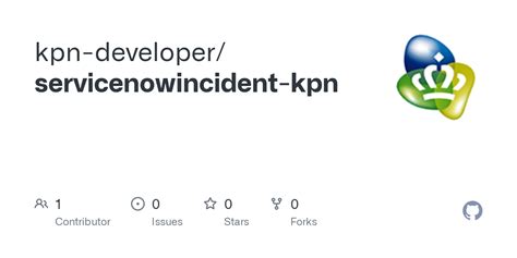Github Kpn Developerservicenowincident Kpn