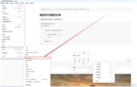 Markdown使用~~pandoc插件安装vscode Pandoc Csdn博客
