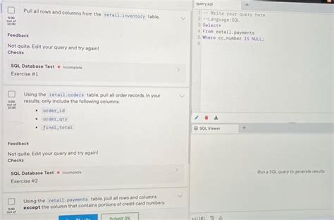Solved Querysal Pull All Rows And Columns From The