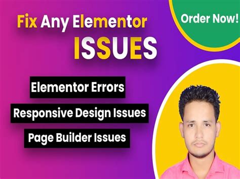 Fix Elementor Error Responsive Issues Header Footer Issues Page Builder Upwork