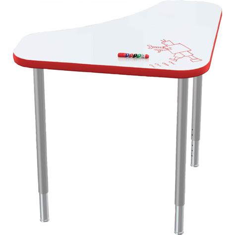 Boomerang Dry Erase Desk And Hierarchy Chair Bundles By Mooreco