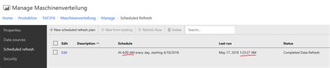 Scheduled Refresh Refreshes At Random Times Microsoft Fabric Community