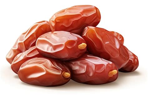 Premium Vector Dried Date Fruit Isolated On White Background
