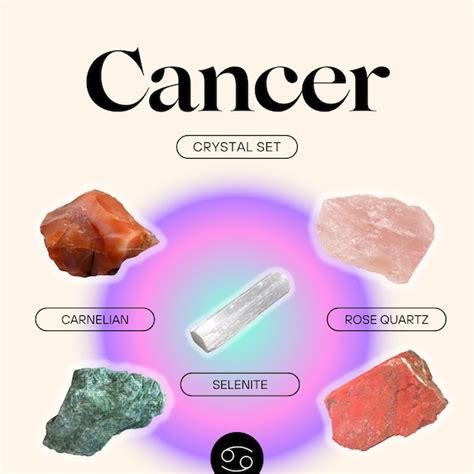 Breast Cancer Healing Crystals Etsy