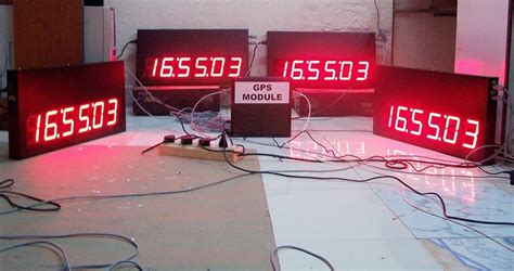GPS Synchronized Digital Clock System Screen Size Inch At Best