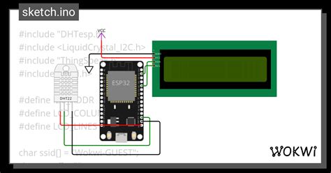 Temp Humid Wokwi ESP32 STM32 Arduino Simulator