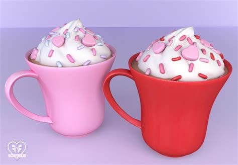 Second Life Marketplace Heart Sprinkle Latte