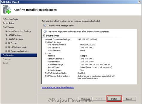 Installing And Configuring AD DS SCCM 2012 SP1 Snap 25 Prajwal Desai