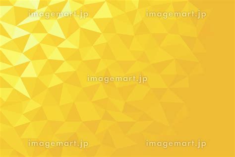 黄色とオレンジ色の三角ポリゴン幾何学背景のイラスト素材 229932975 イメージマート