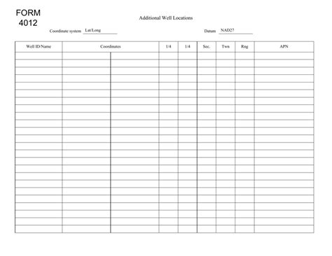 Form 4012 Fill Out Sign Online And Download Fillable Pdf Nevada