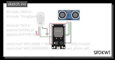 Dht22esp32thingspeak Copy Wokwi Esp32 Stm32 Arduino Simulator