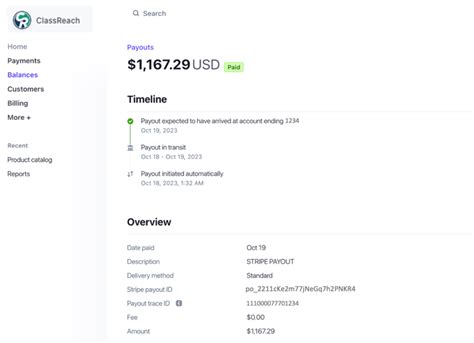 Stripe Using The Dashboard