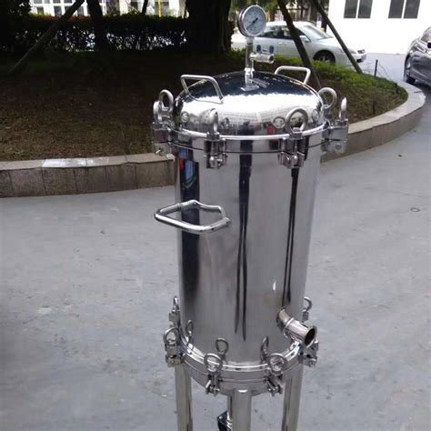 China Single Cartridge Sanitary Filter Housing Microporous Membrane