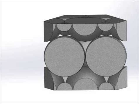 Hexagonal Close Packed HCP Unit Cell YouTube